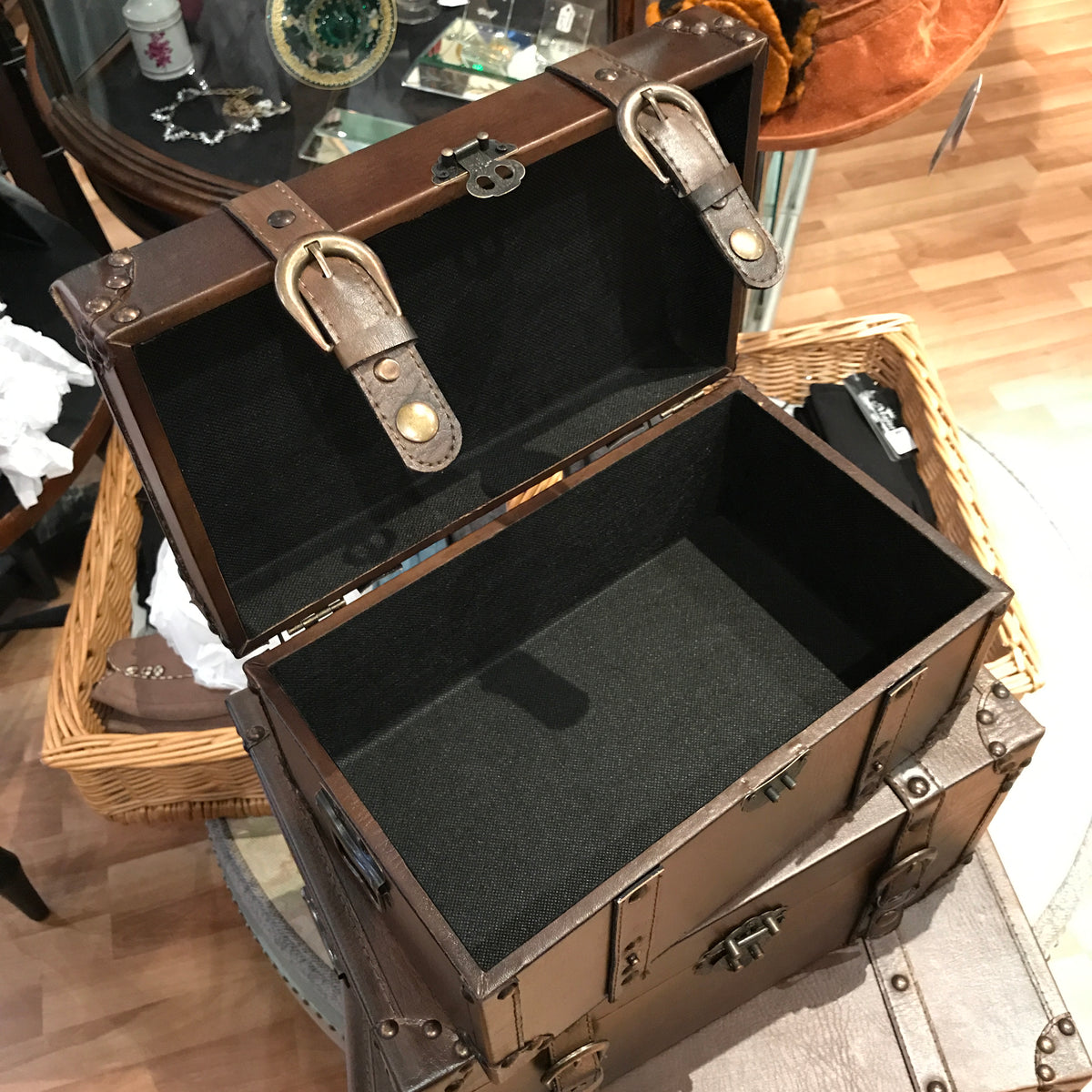 Buckle Bound Trunk Box